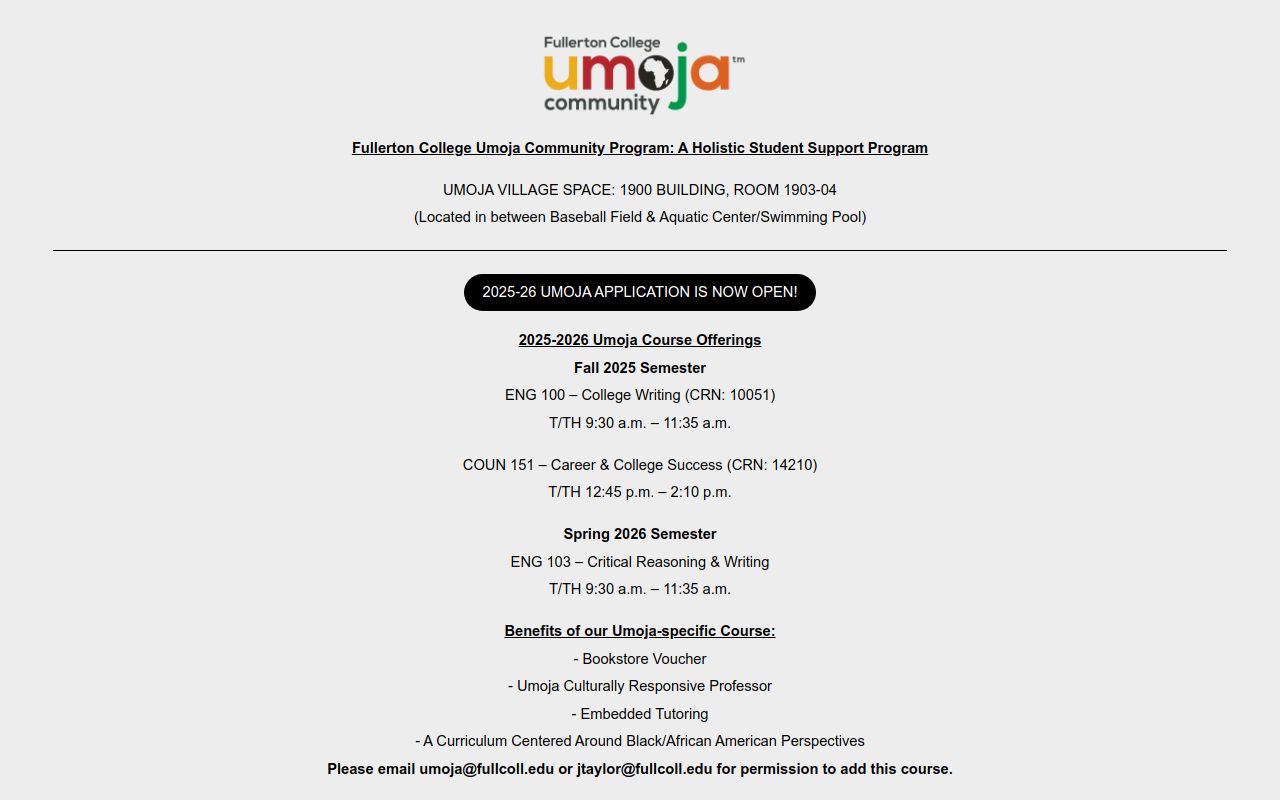 FC Umoja Community Program